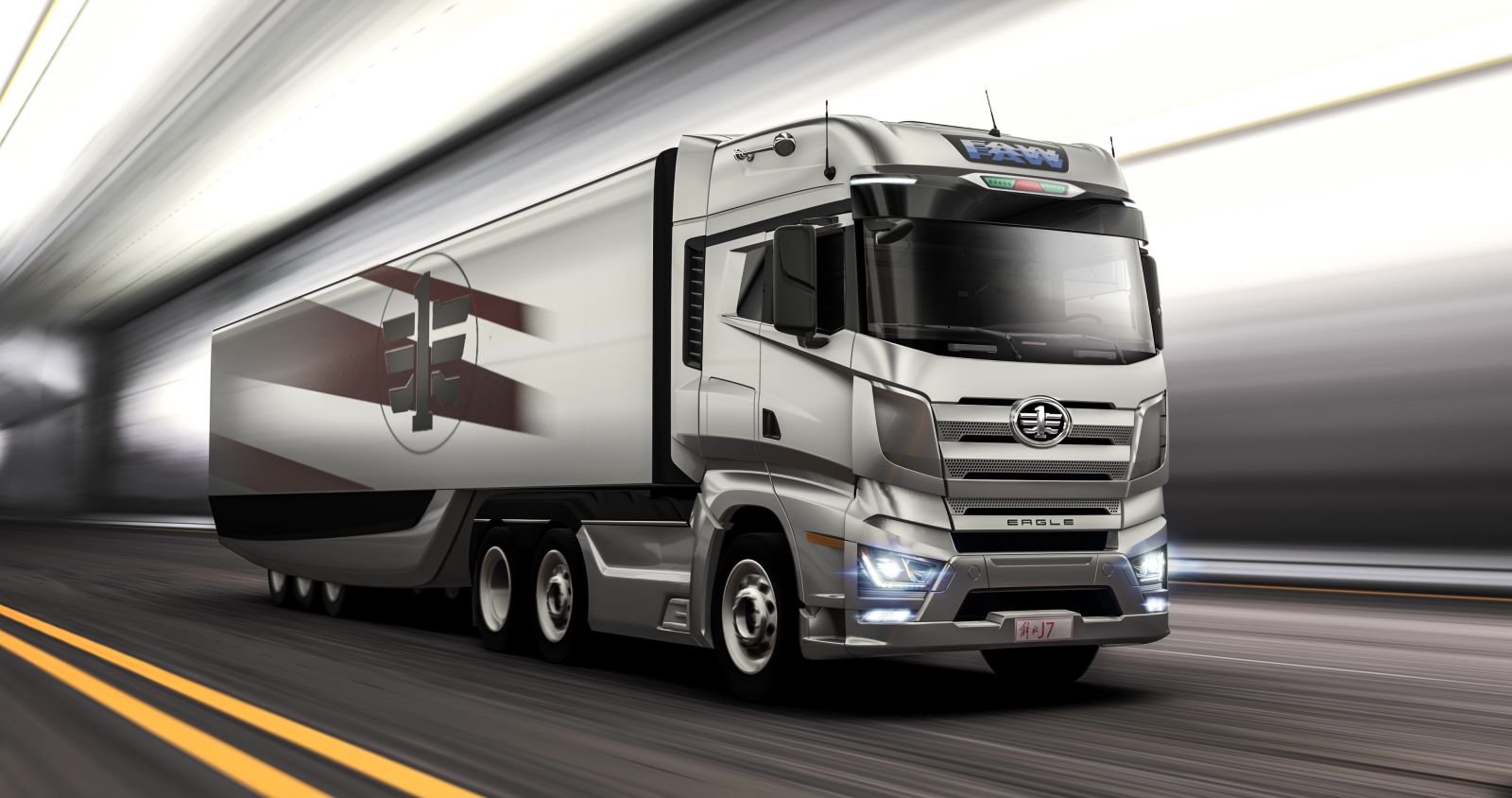 Along the Silk Road aboard FAW J7 trucks designed by Italdesign ...